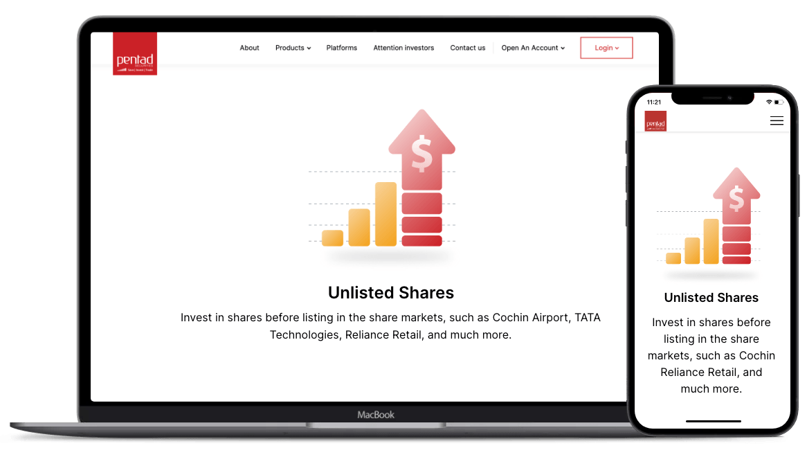 Unlisted Share Broker in India - Pentad