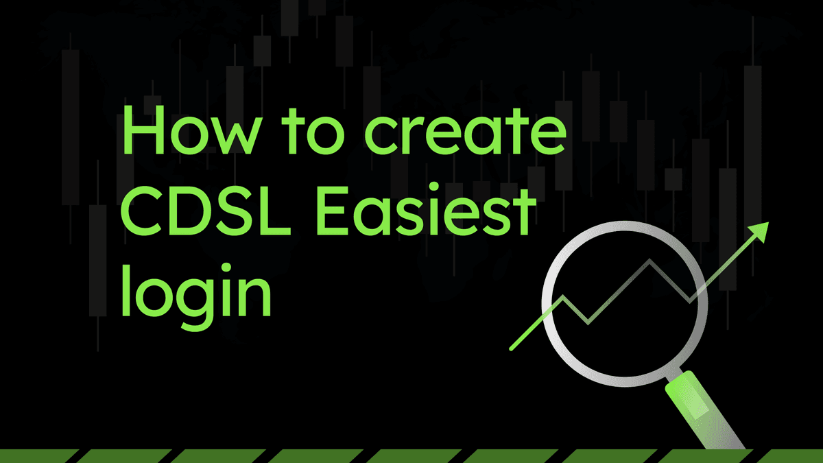 How to create CDSL Easiest login